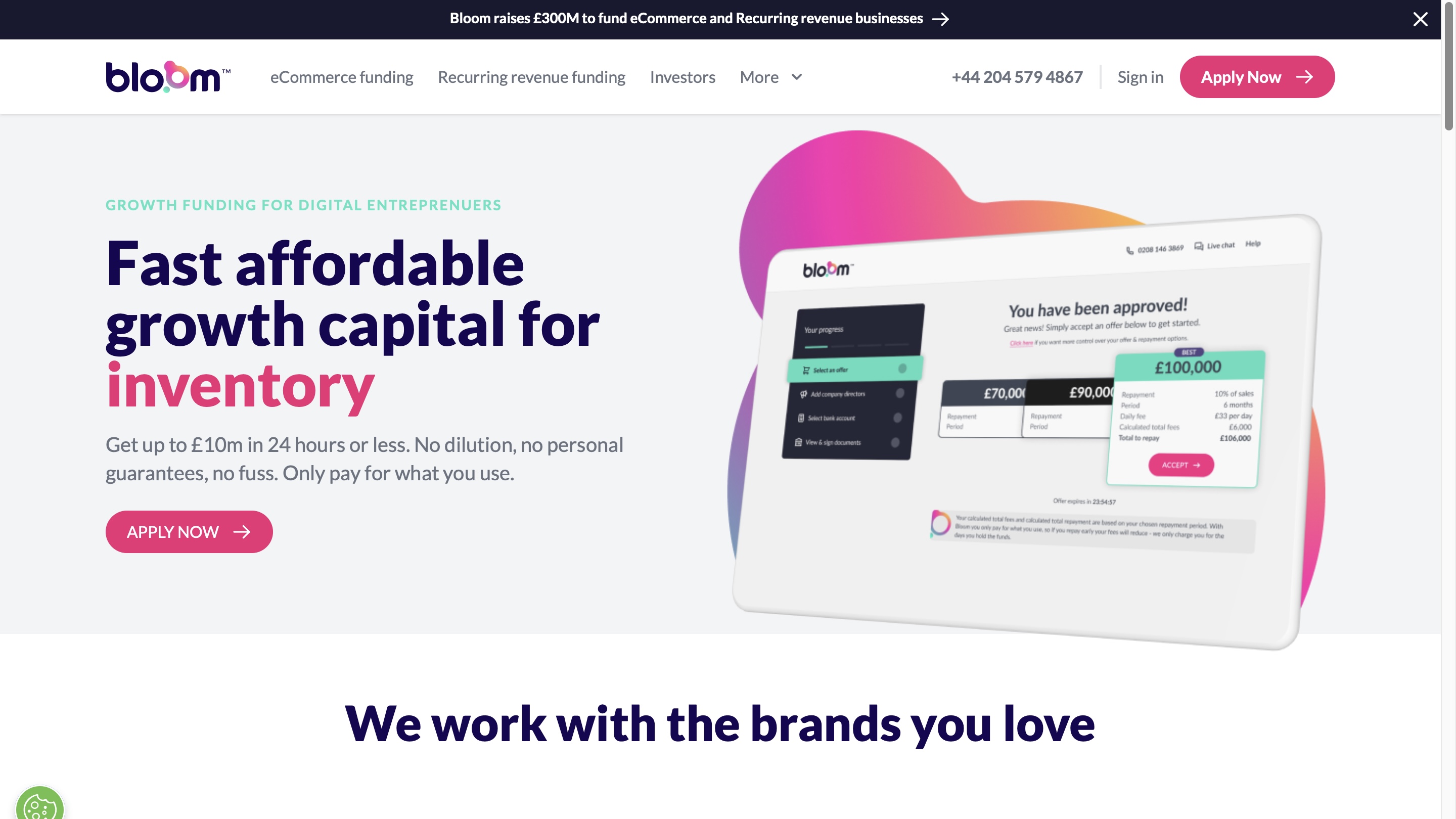 Bloom Group SA：Eコマース事業者に向けたスピード融資の提案 | NCB Library 金融・決済の ”なぜ?!” が見える
