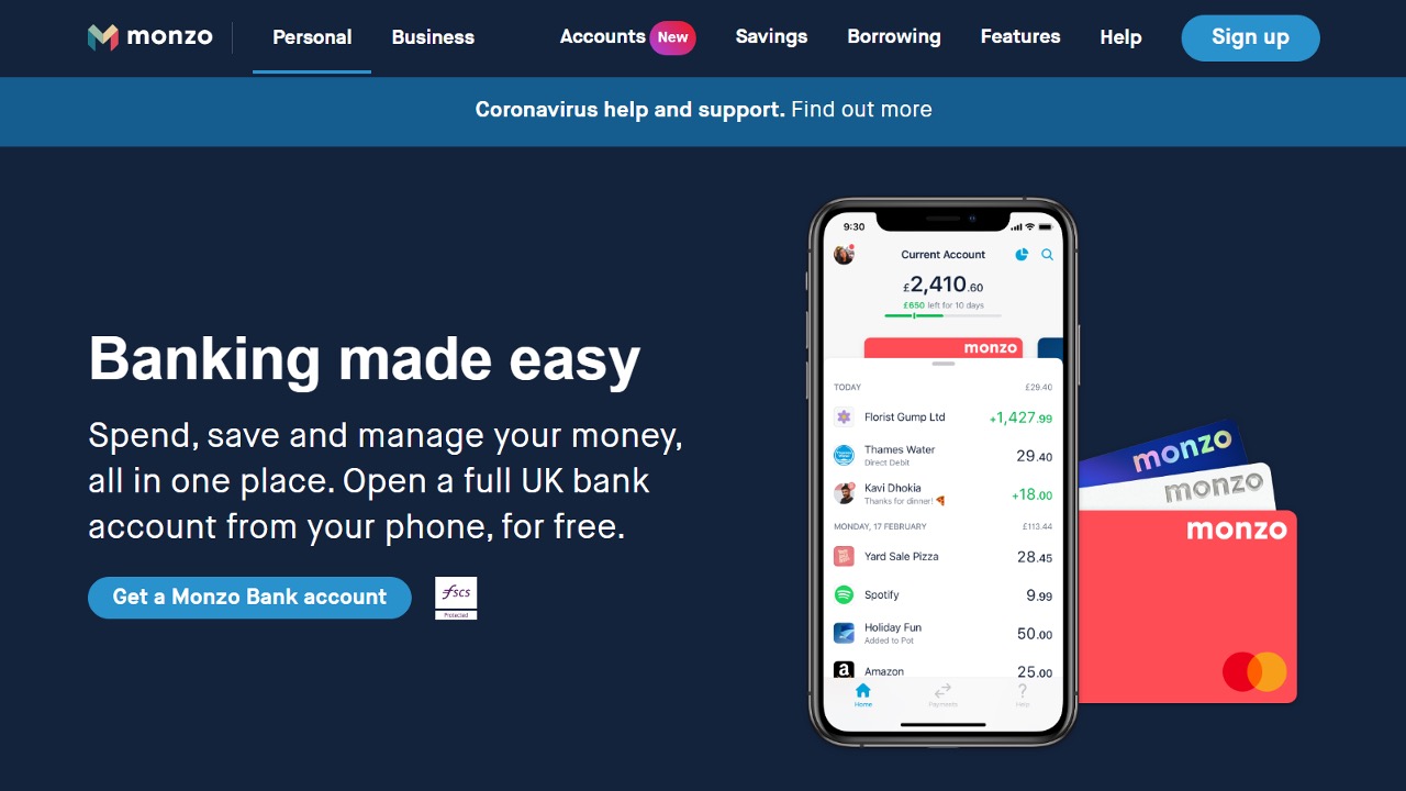 Monzo：英国でアプリ評価が高いチャレンジャーバンク | NCB Library 金融・決済の ”なぜ?!” が見える