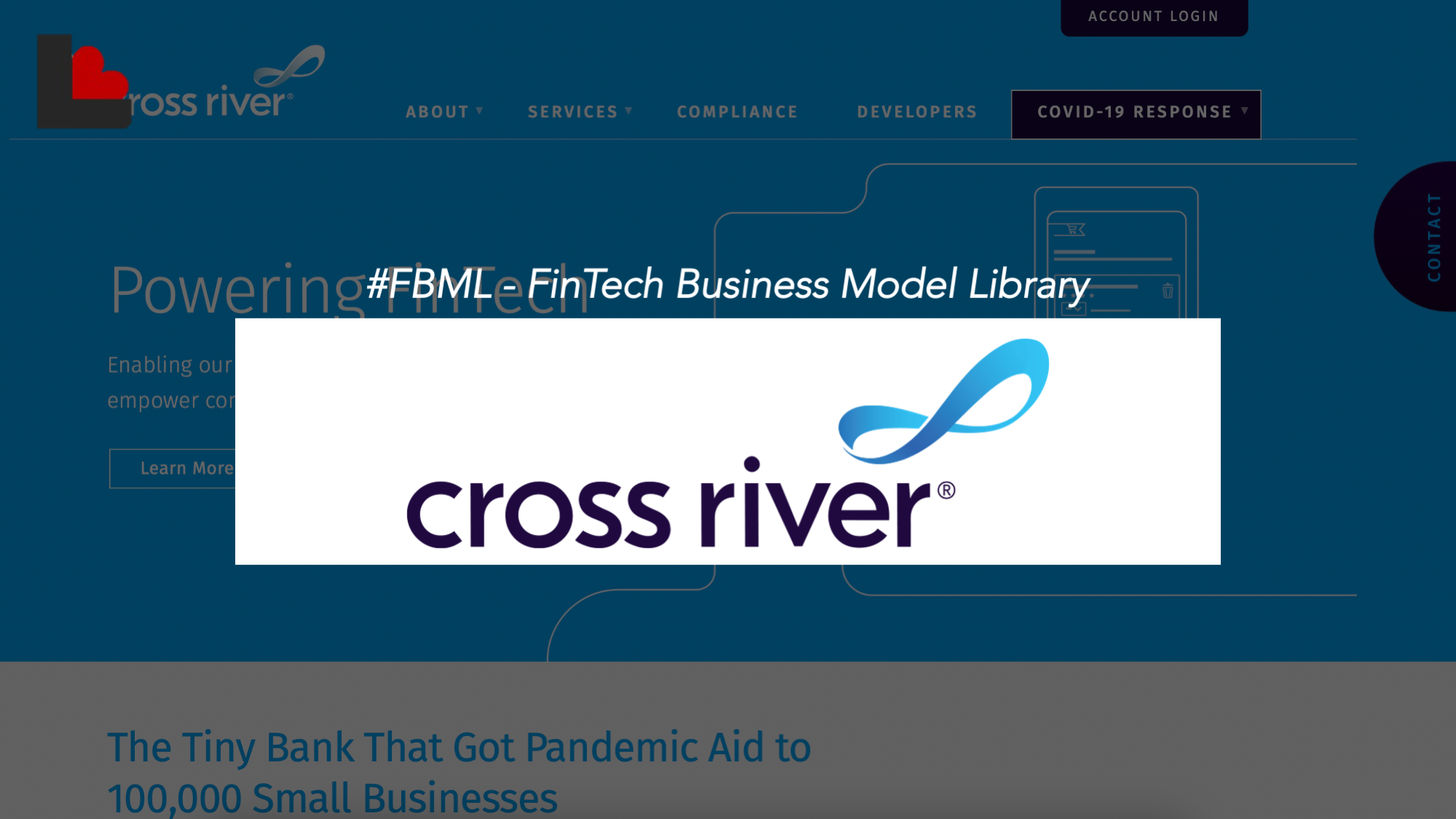 【#FBML】Cross River Bank | NCB Library 金融・決済の ”なぜ?!” が見える
