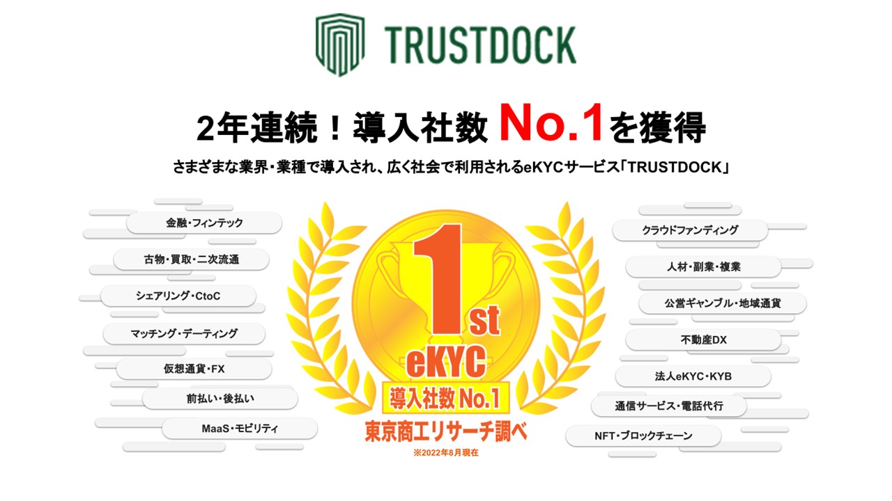 東京商工R調査で2年連続eKYC導入社数No.1 | NCB Library 金融・決済の ”なぜ?!” が見える