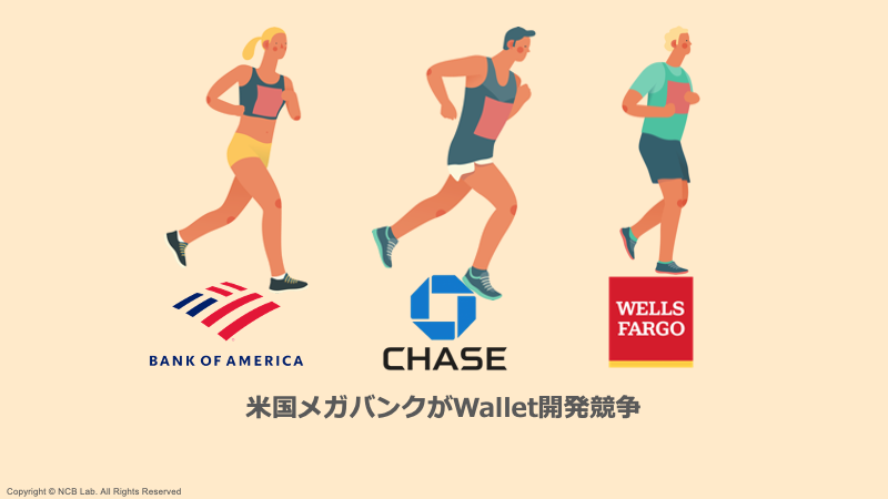 米国メガバンクもWallet開発へ | NCB Library 金融・決済の ”なぜ?!” が見える