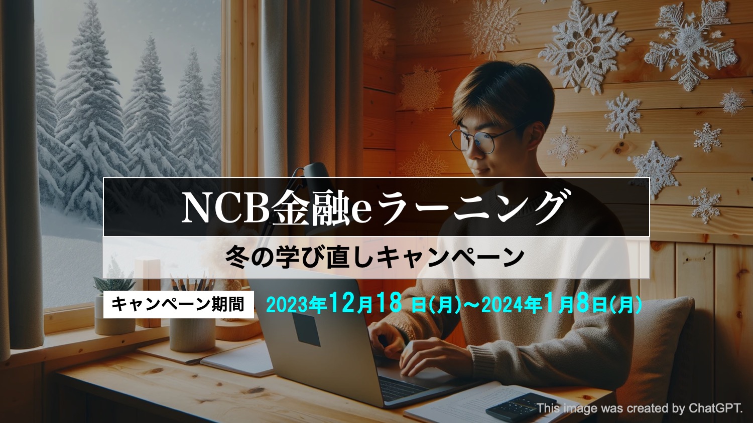 NCB金融 eラーニング「冬の学び直しキャンペーン」 | NCB Library 金融・決済の ”なぜ?!” が見える
