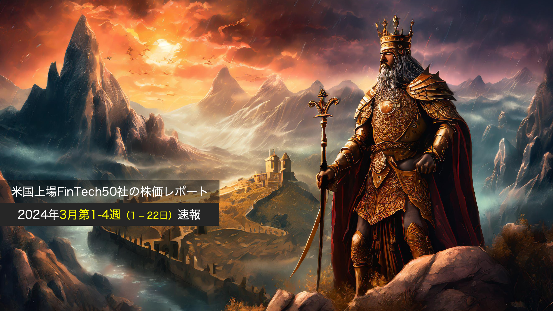 【株価】米国上場FinTech 24年3月第1-4週も絶対王者が強かった | NCB Library 金融・決済の ”なぜ?!” が見える