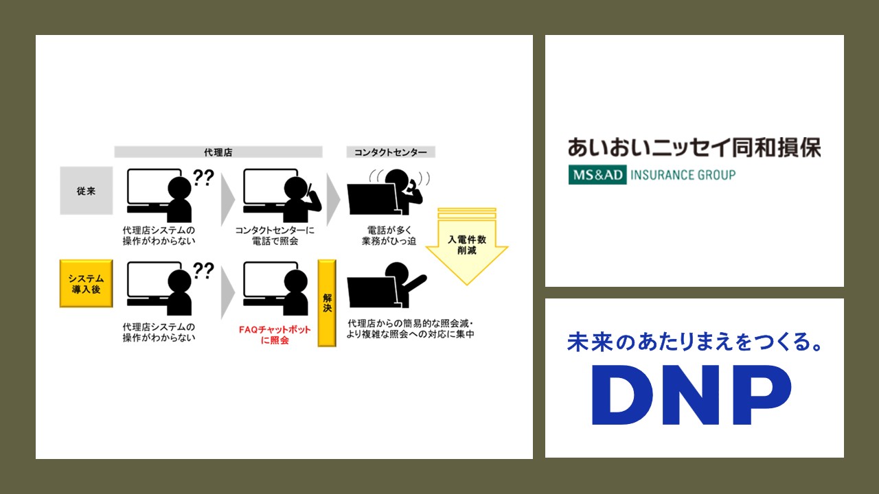 損保業界初、生成AIチャットボットが変える代理店対応 | NCB Library 金融・決済の ”なぜ?!” が見える