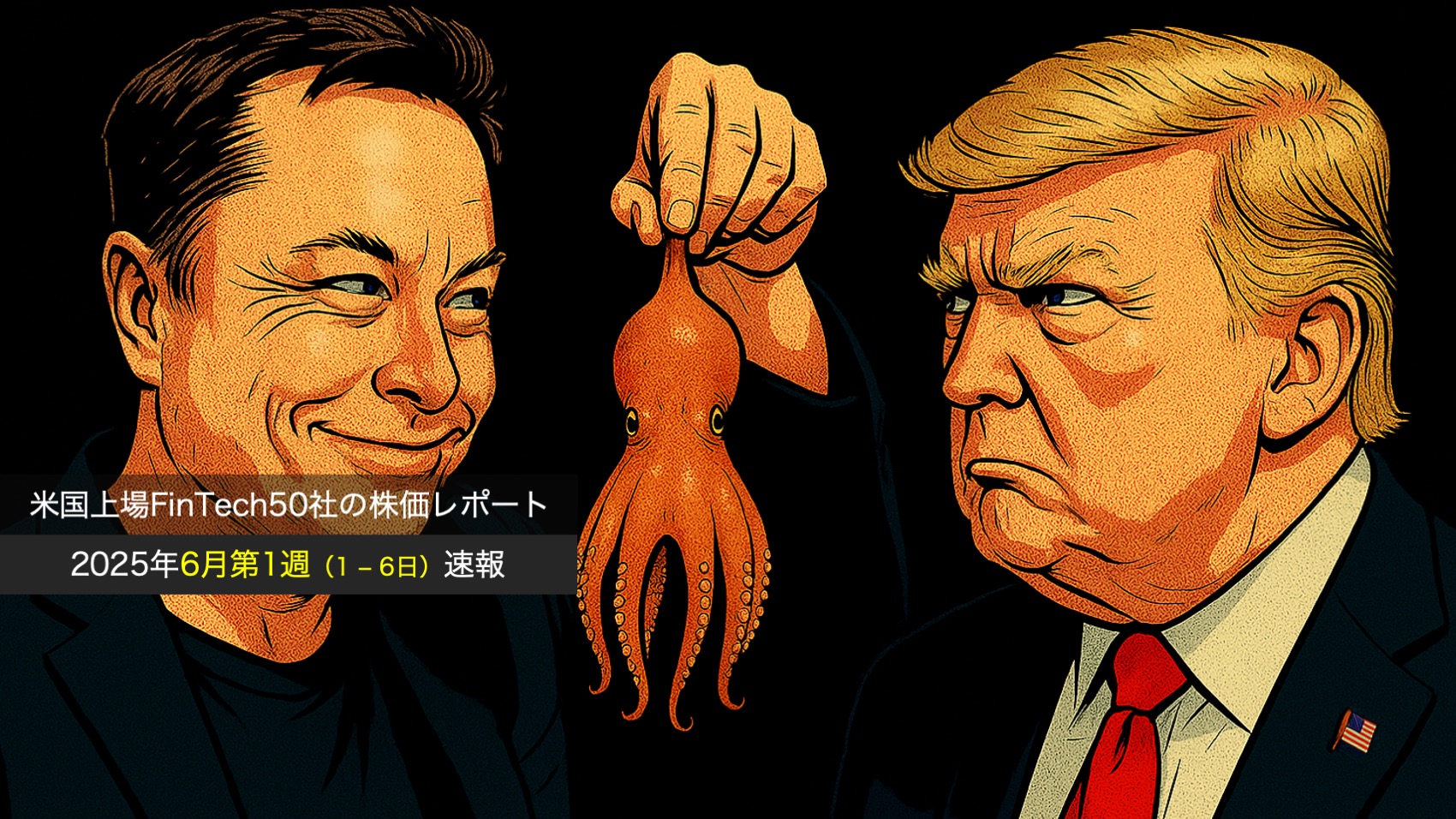 【米国株】上場FinTech 25年6月第1週 オリジナル50の点取り屋復帰で先制ゴール | NCB Library 金融・決済の ”なぜ?!” が見える