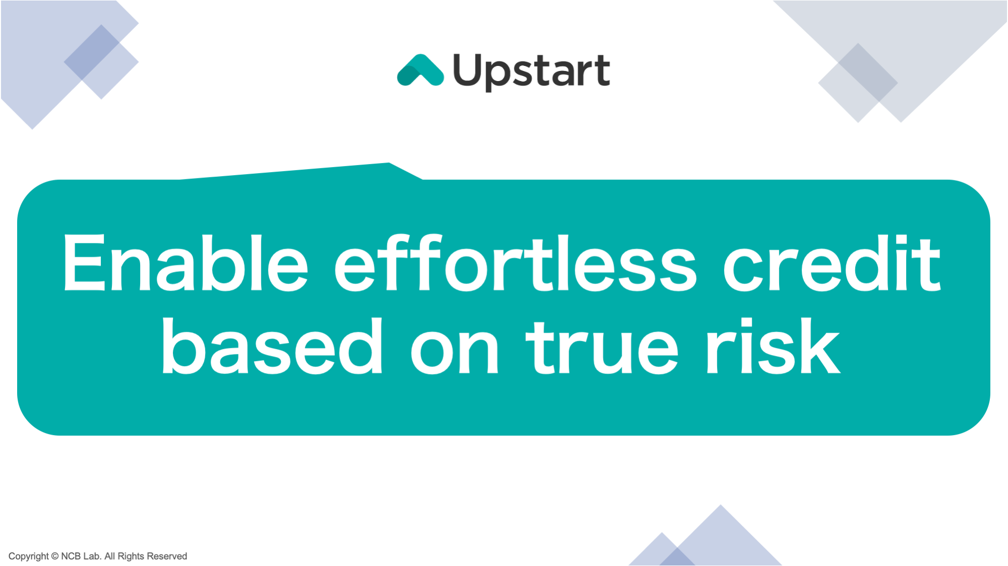 【#FBML】Upstart | NCB Library 金融・決済の ”なぜ?!” が見える