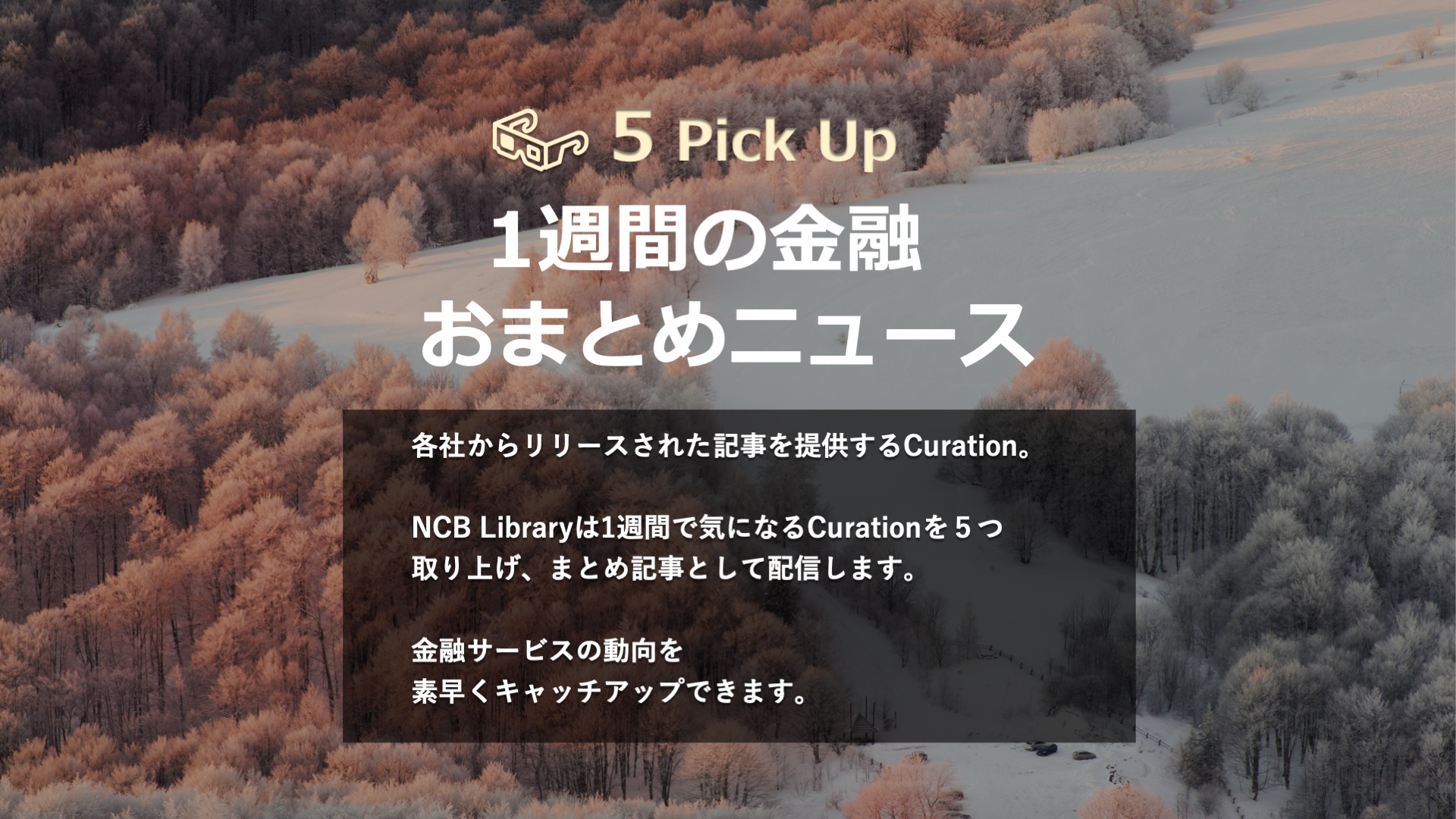 5 Pick Up 1週間の金融おまとめニュース（11.14～18） | NCB Library 金融・決済の ”なぜ?!” が見える