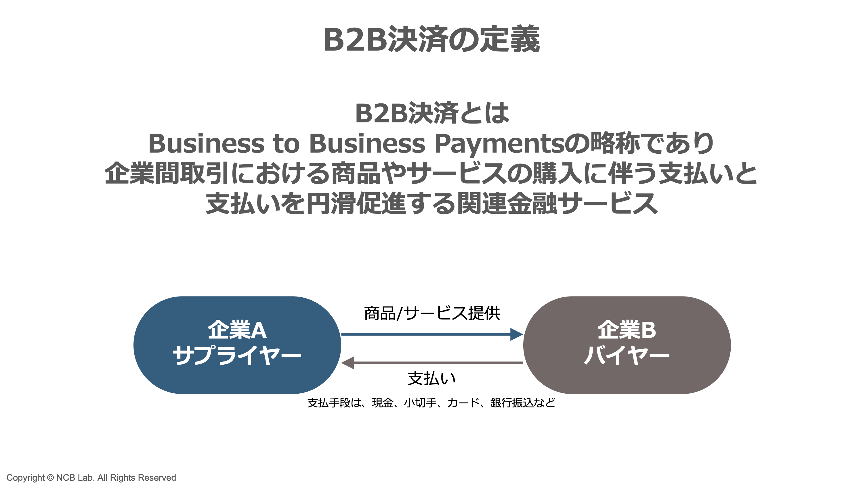 #1【膨大】市場規模125兆ドル 金脈はB2B決済にあり | NCB Library 金融・決済の ”なぜ?!” が見える